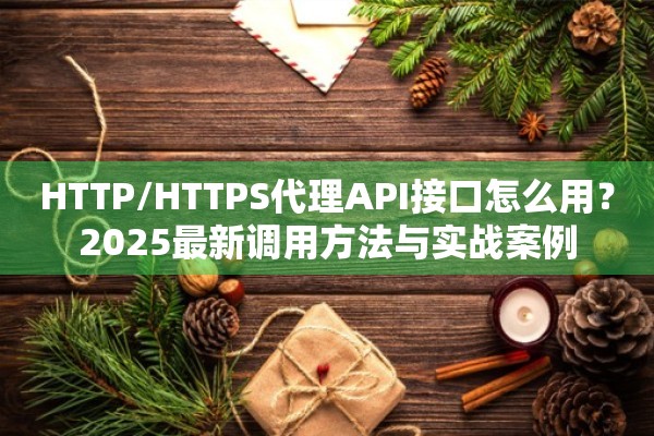 HTTP/HTTPS代理API接口怎么用？2025最新调用方法与实战案例|IP代理网